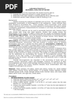 Colilert-18 SOP 2016 | PDF | Escherichia Coli | Water