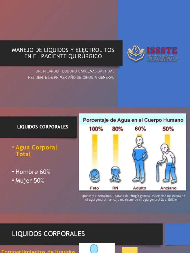 Manejo de Líquidos y Electrolitos en El Paciente QX | PDF | Sodio | Medicina CLINICA