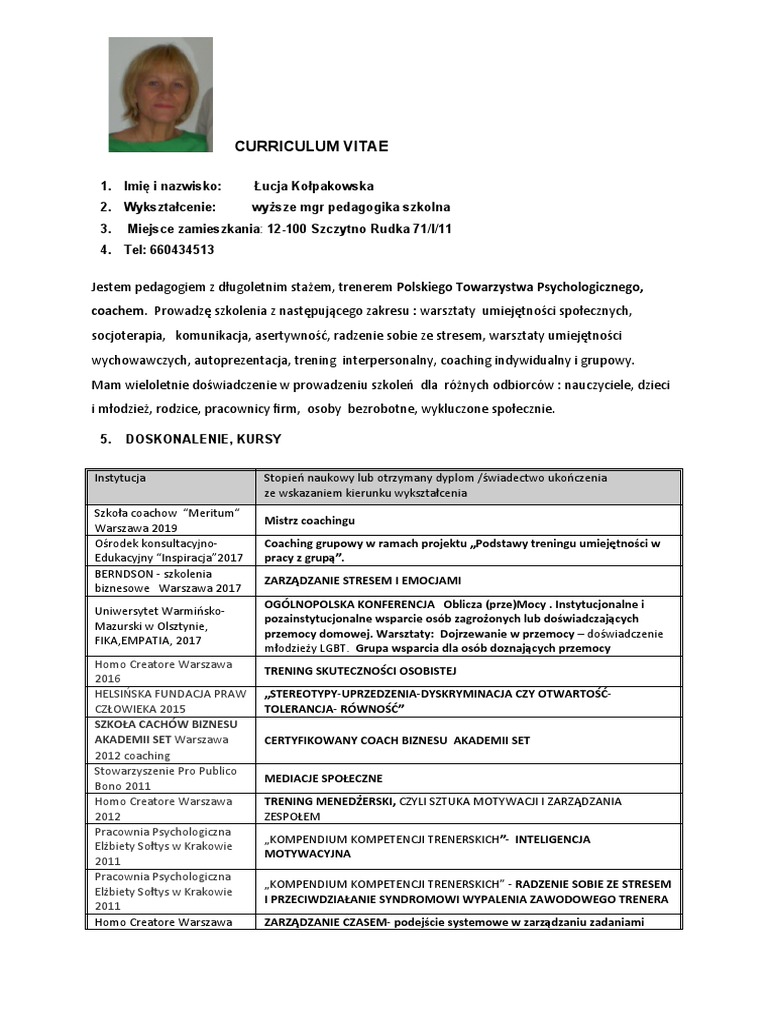 Curriculum Vitae 2022 | PDF