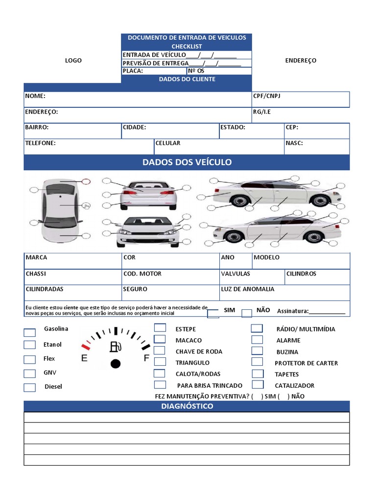 Checklist Carro | PDF