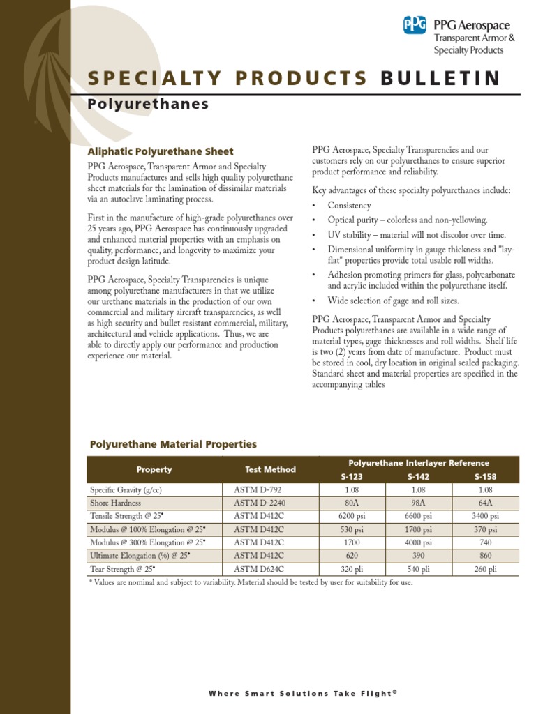 Polyurethanes 01 15 CustomerSheet | PDF | Polyurethane | Lamination