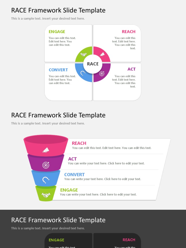 RACE Framework Slide Template SEO | PDF | Computing | Software