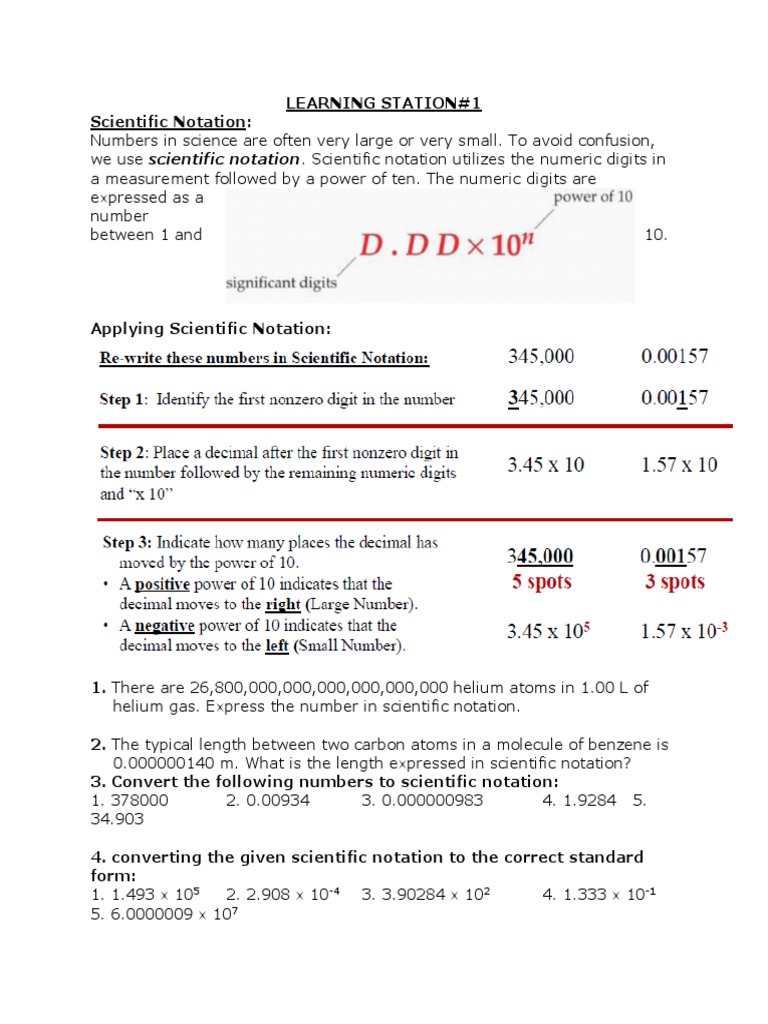 Math Learning Stations | PDF | Significant Figures | Numbers