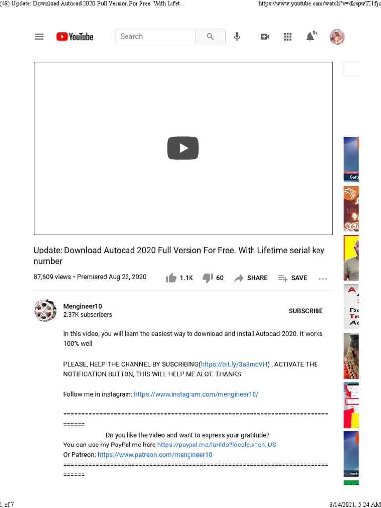 Update Download Autocad 2020 Full Version For Free. With Lifetime ...