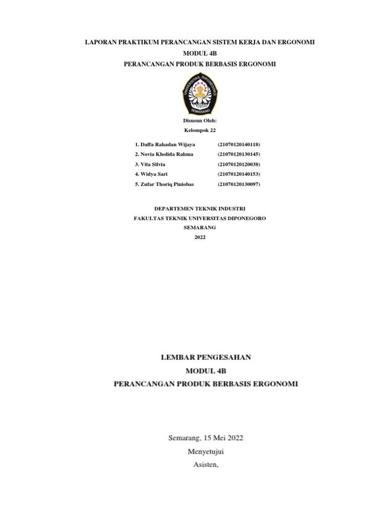 Laporan Praktikum PSKE 2022 - Modul 4B - Kelompok 22 PDF | PDF