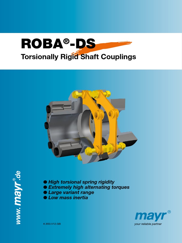 ROBA-DS General Catalogue 05 PDF | PDF | Mechanical Engineering | Mechanics