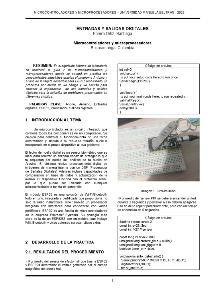 Guia 4 Micro | PDF | Arduino | Microcontrolador