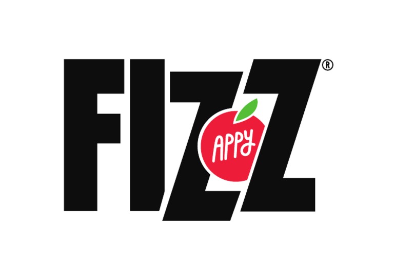 Appy Fizz Horizontal Logo R Mark Reverse PDF | PDF
