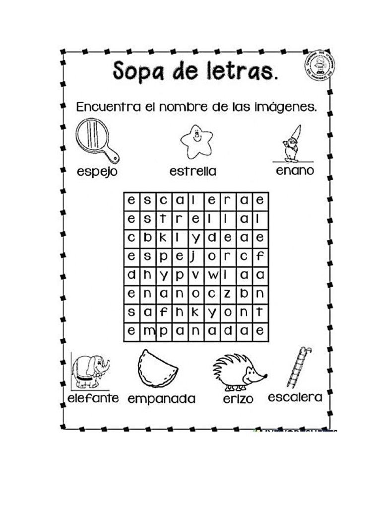 Sopas de Letras 2°marzo23 | PDF