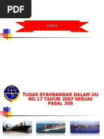 Tugas dan Fungsi Syahbandar di Pelabuhan | PDF
