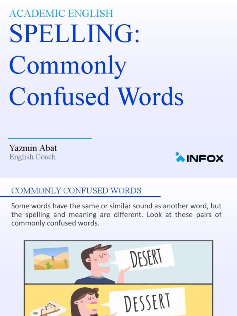 3.2. Confused Words | PDF | Verb | English Language
