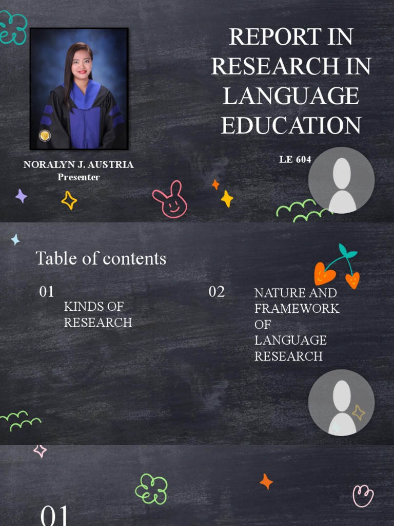 Types of Research and The Nature and Framework of Language Research ...