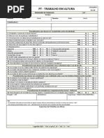 Permissão de Trabalho Modelo - PT Atualizada 15.01.2023 | PDF