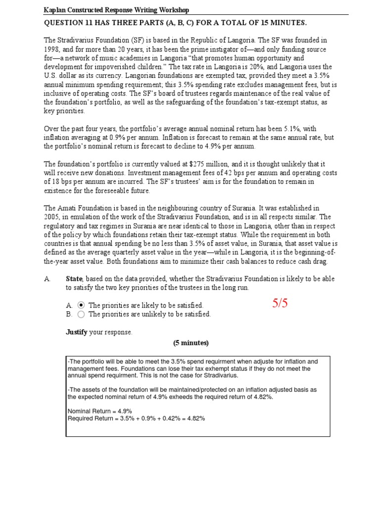 CR Workshop Q11-20 Ryan Ebner SD | PDF | Option (Finance) | Asset ...
