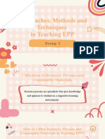 Lesson 4 Approaches, Methods of Teachng EPP | PDF | Project Based Learning | Learning