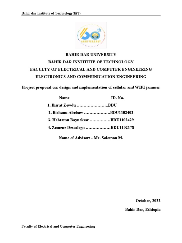 NEW Project Proposal | PDF | Mobile Phones | Wi Fi