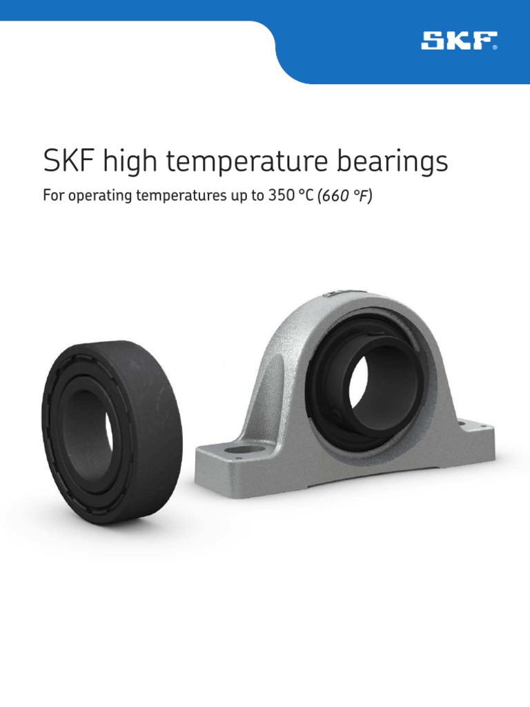Catalogo Chumaceras Alta Temperatura SKF PDF | PDF | Bearing (Mechanical) | Lubricant