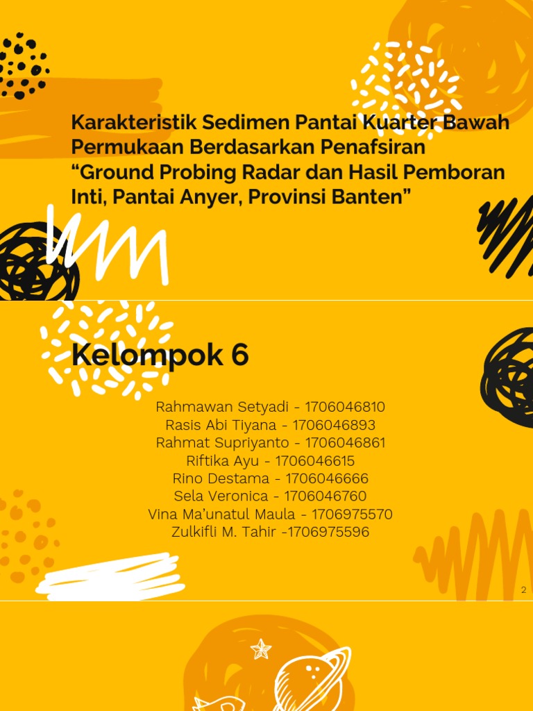 Analisis Sedimen Pantai Anyer GPR | PDF