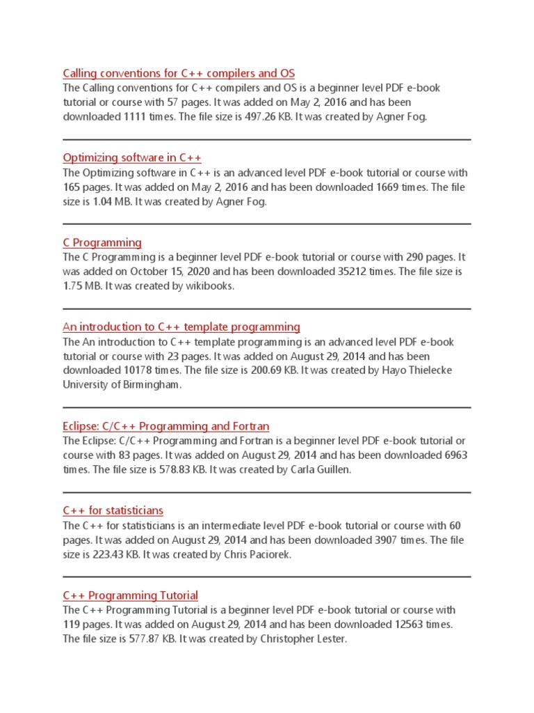 C++Guide Part3 | PDF | Computer Engineering | Software