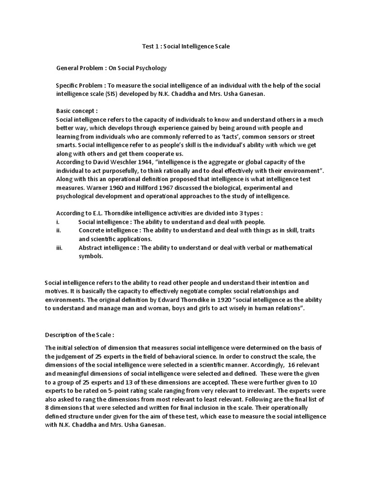 Basic Practical | PDF | Intelligence | Intelligence Quotient