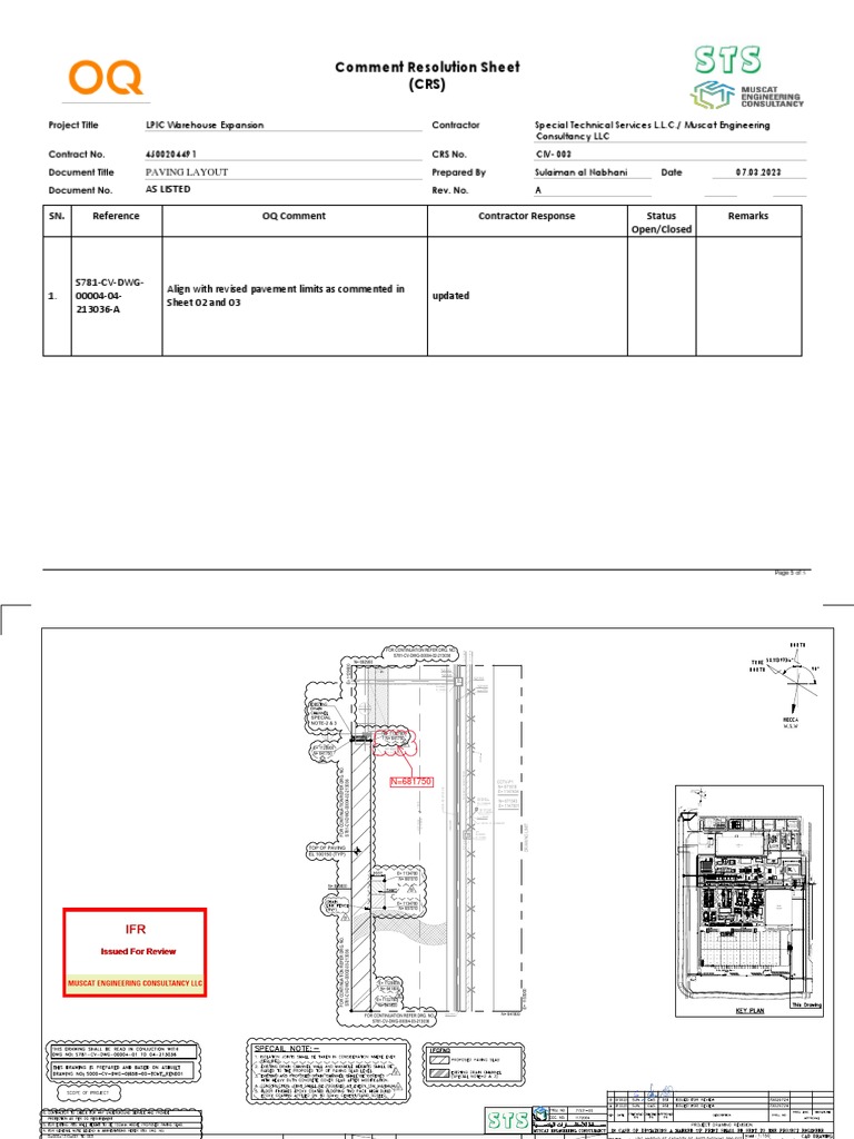 S781 CV DWG 00004 04 213036 B Correction | PDF | Supply Chain ...