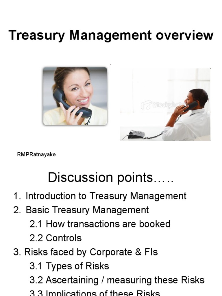 Treasury Management Overview | PDF | Repurchase Agreement | Sarbanes ...