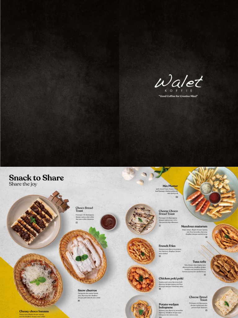Menu Walet Koffie 20220422 | PDF