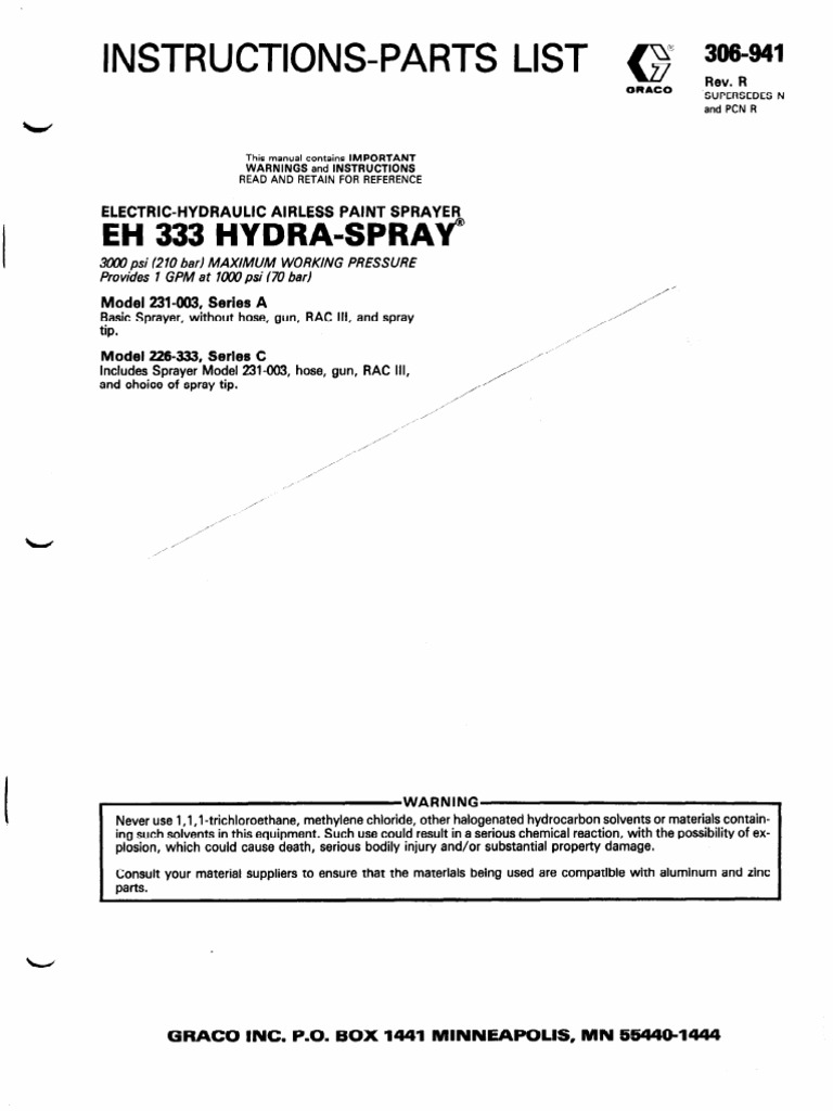 Graco 333 | Download Free PDF | Injury