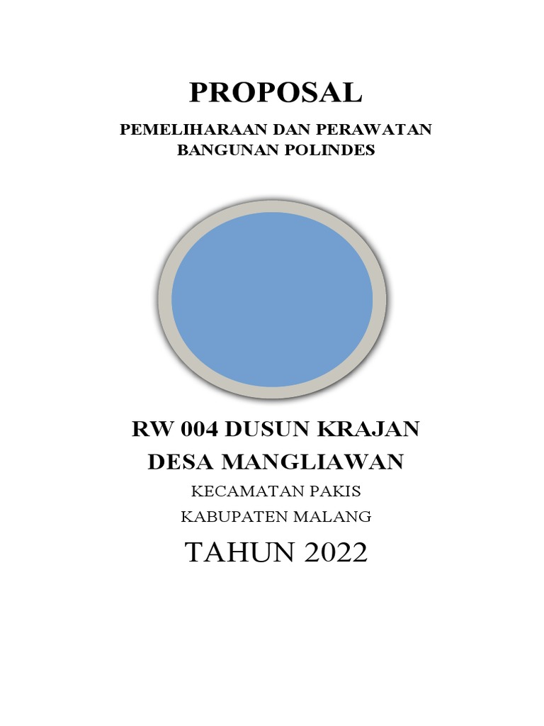 Proposal Polindes | PDF