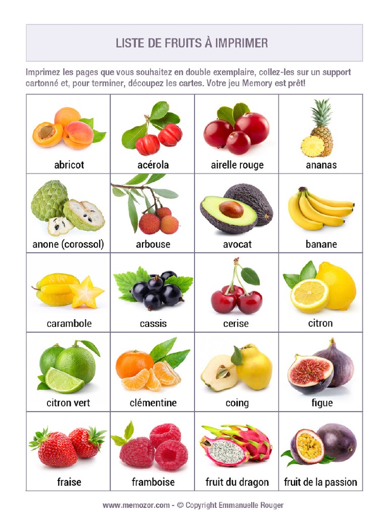Les Fruits PDF | PDF