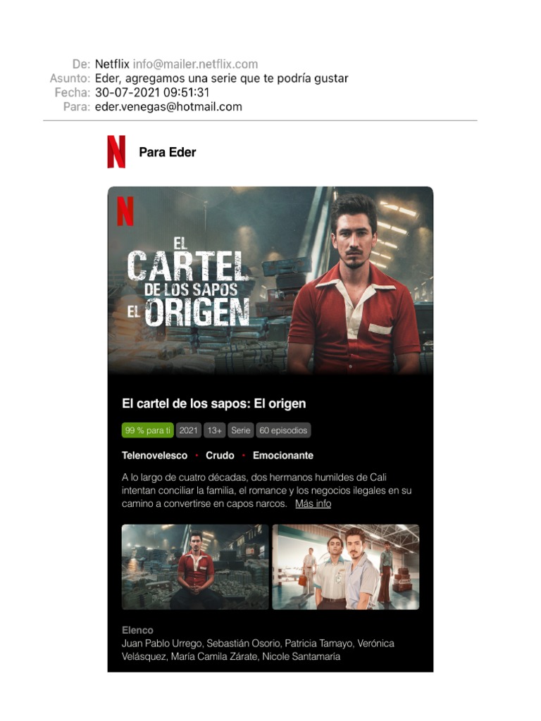 Eder, Agregamos Una Serie Que Te Podría Gustar PDF | PDF