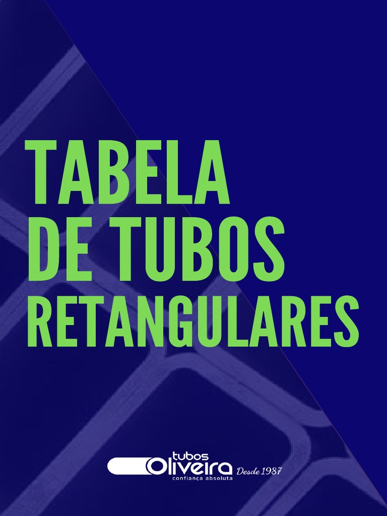 Tabela de Tubos Retangulares | PDF