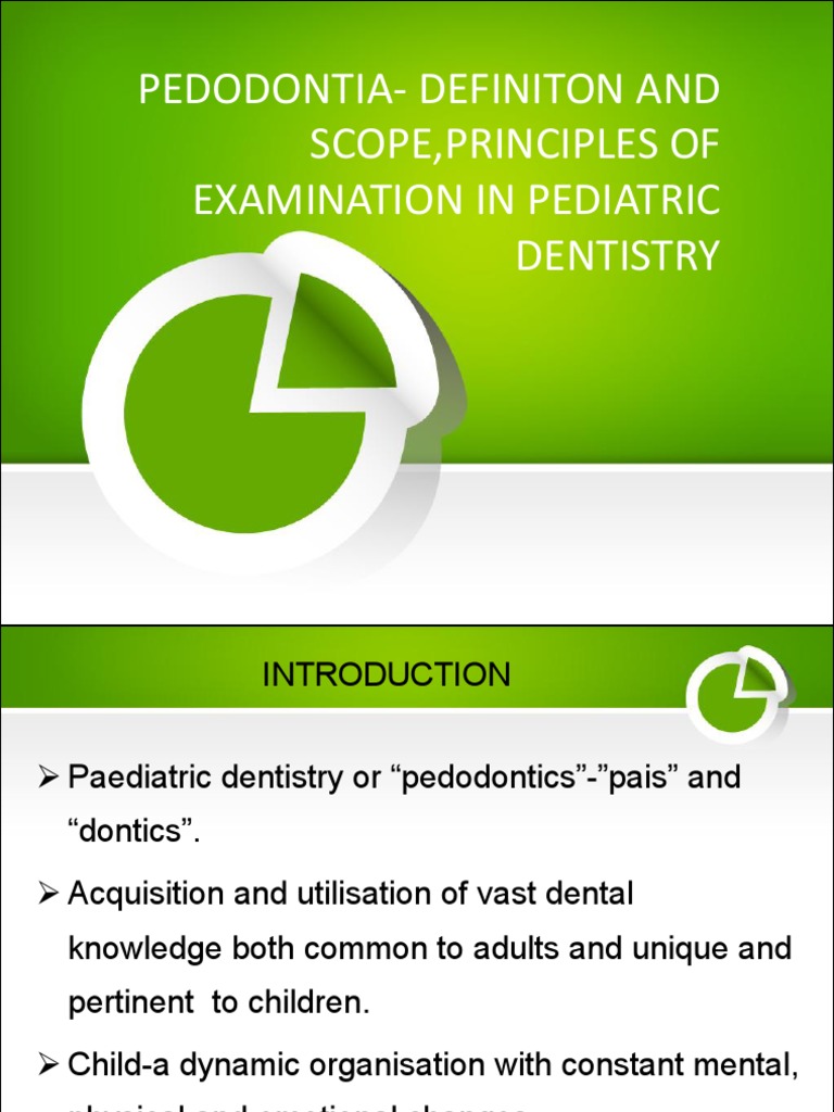 Pedodontia | PDF | Dentistry | Dentistry Branches