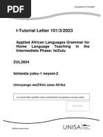 Isabizwana Soqobo in IsiZulu | PDF