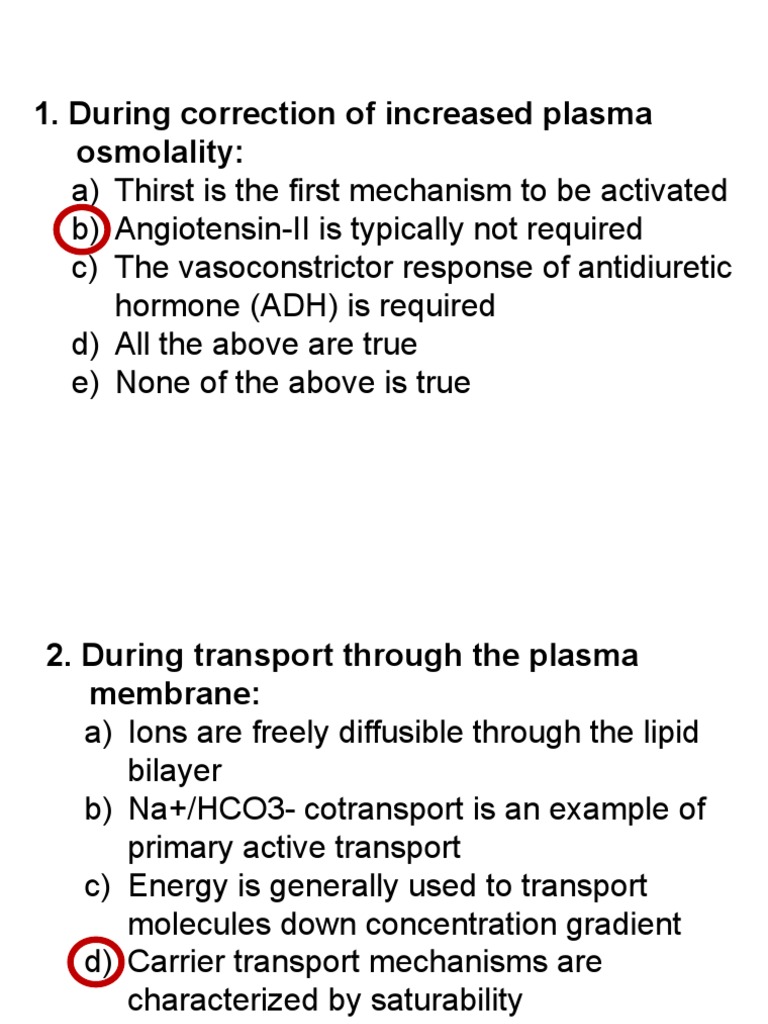 Fluid and Electrolyte Balance Mechanisms | PDF | Cell Membrane | Physiology