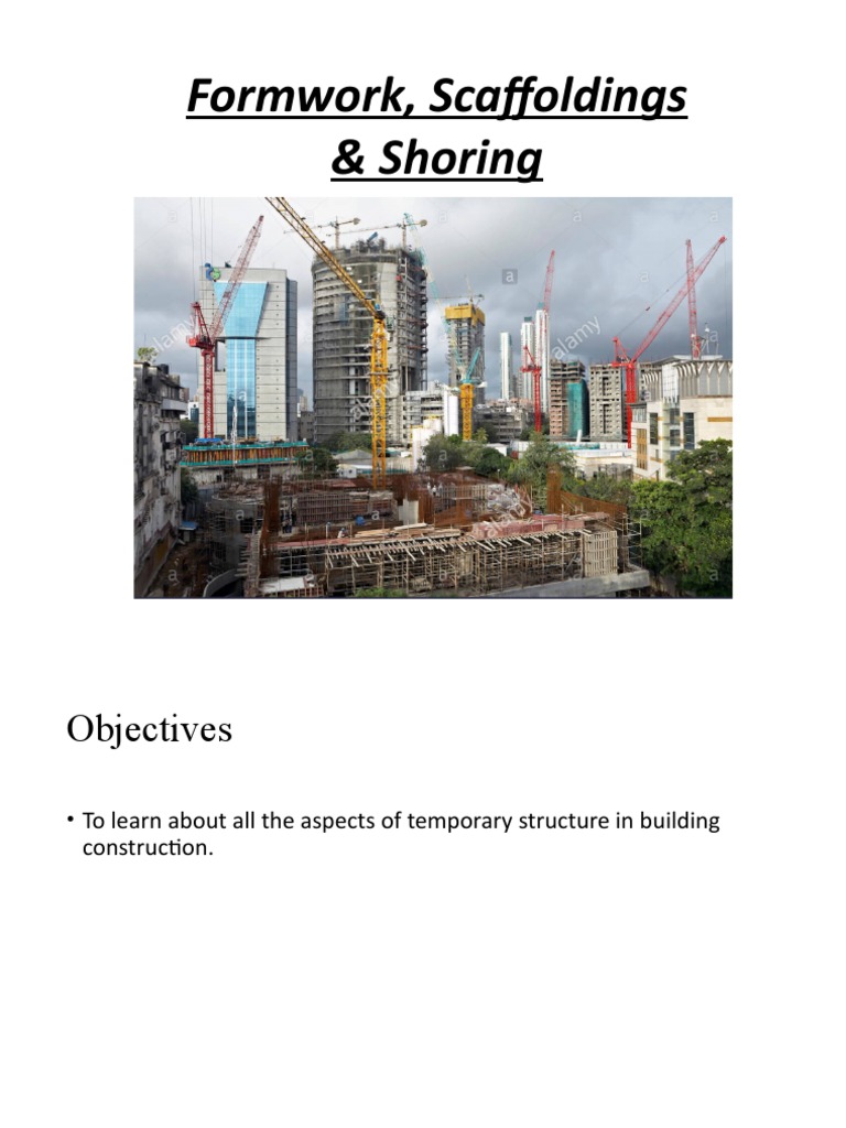 Formwork Scaffolding Shoring | PDF | Scaffolding | Materials