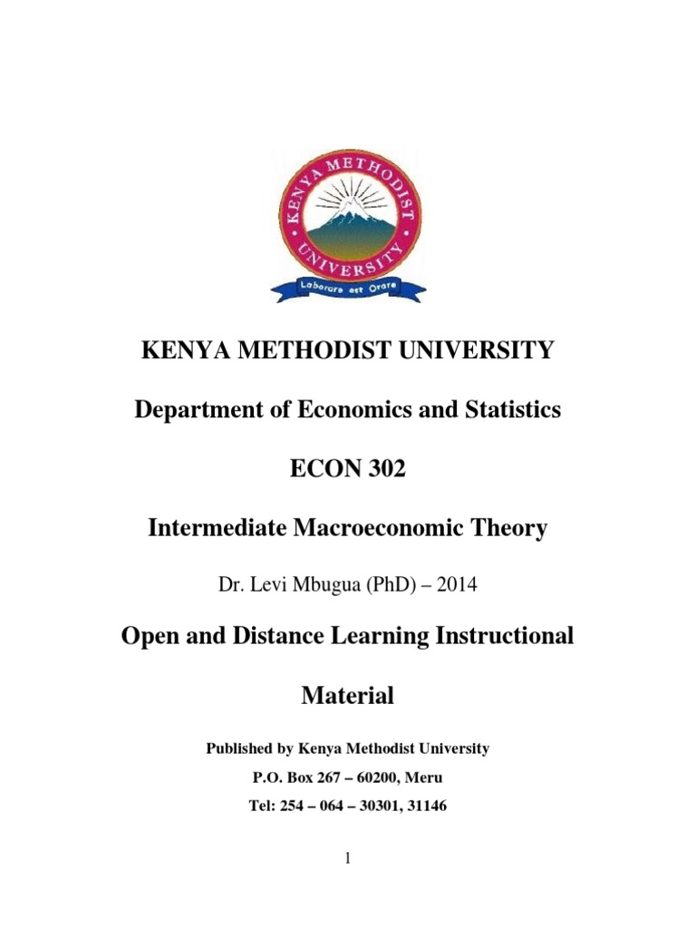 ECON 302-Intermediate Macroeconomic Theory | PDF | Macroeconomics ... ECON 302-Intermediate Macroeconomic Theory | PDF | Macroeconomics ...