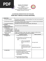 4as Detailed Lessonplan in Science 4 | PDF | Heat Transfer | Thermal ...