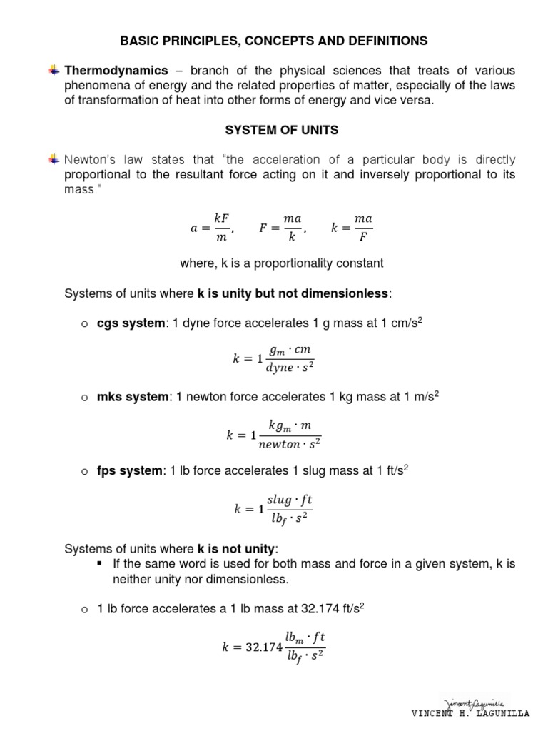 Basic Principles, Concepts and Definitions | PDF | Pressure Measurement ...