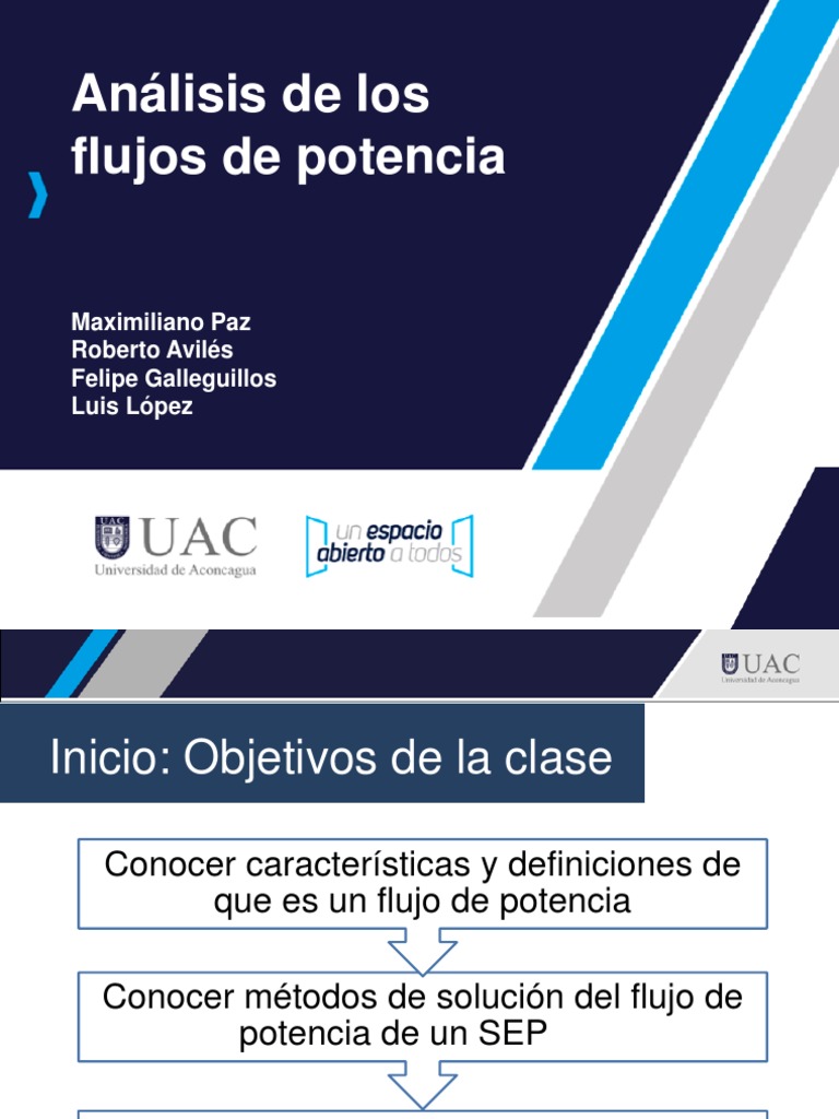Análisis de Los Flujos de Potencia de Sistemas Eléctricos y Su ...