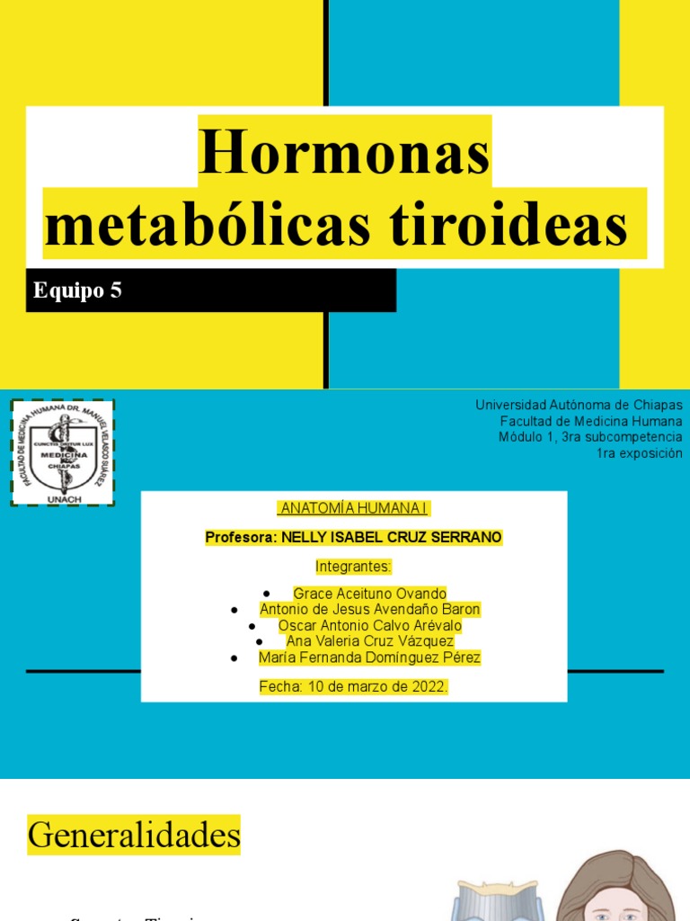 01.4.3 Hormonas Metabólicas Tiroideas - Guyton Cap 77 Base + | PDF | Hormona estimulante de la ...