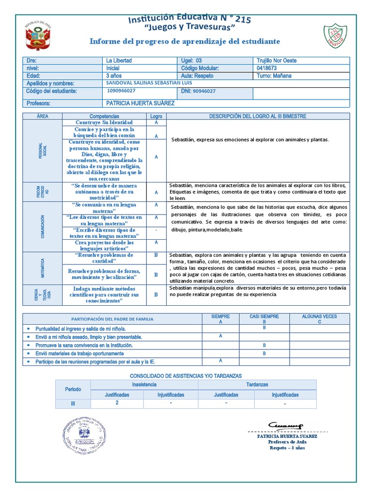 Informe de Progreso de Sebastián Luis | PDF | Cognición | Ciencia cognitiva