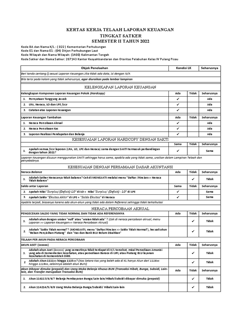 Format Telaah LK | PDF