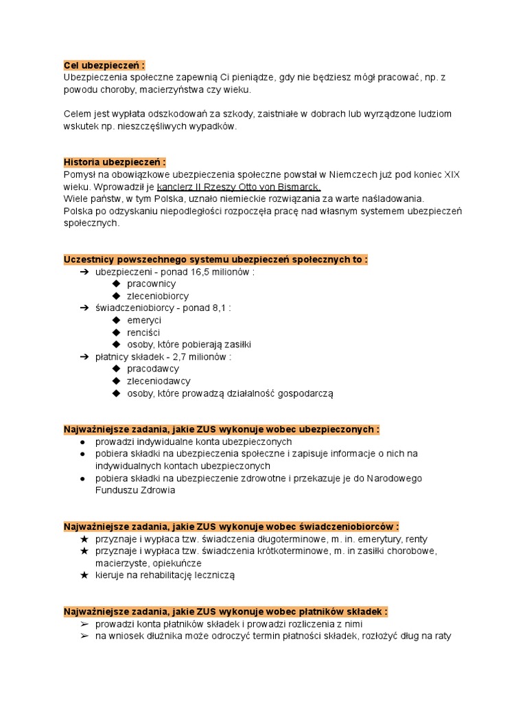 Lekcja ZUS PDF | PDF