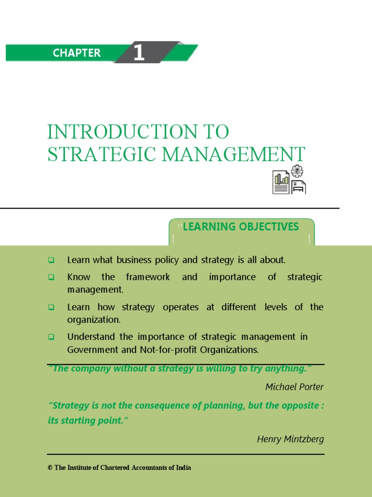 Chapter_1__Introduction_to_Strategic_Management | PDF | Strategic ...