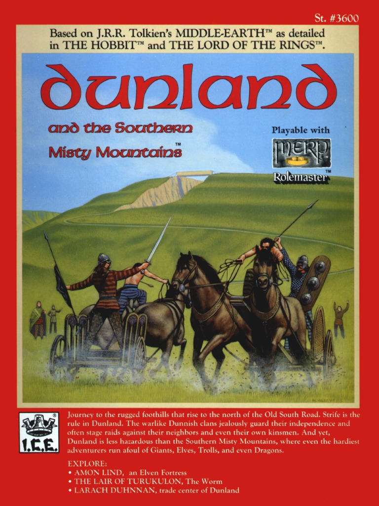 MERP 3600 - Dunland and The Southern Misty Mountains | PDF