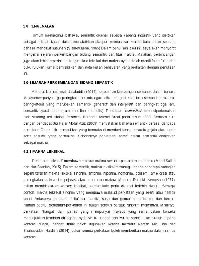 Turnitin Tugasan 1 Semantik | PDF
