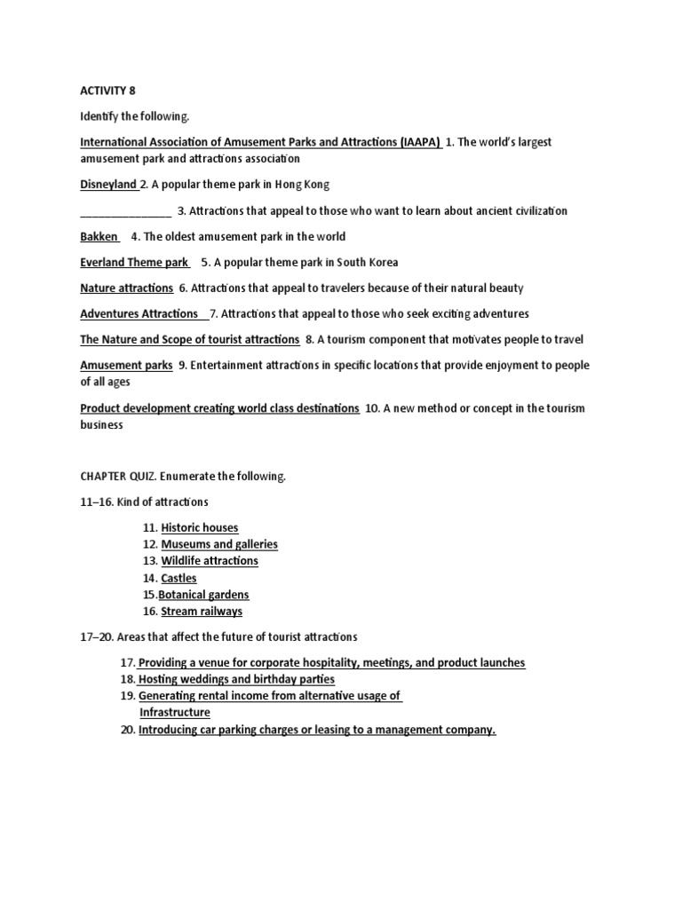 THC5 Activity 8 | PDF