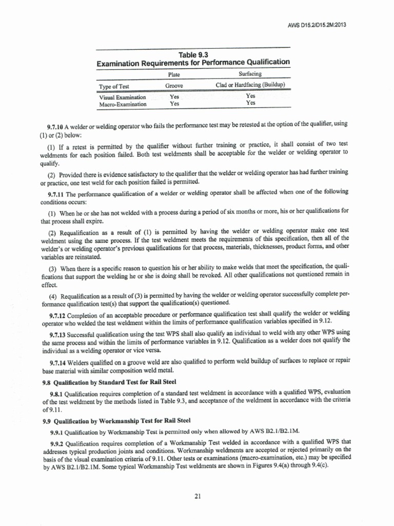 Aws D15.2 D18102017 | PDF