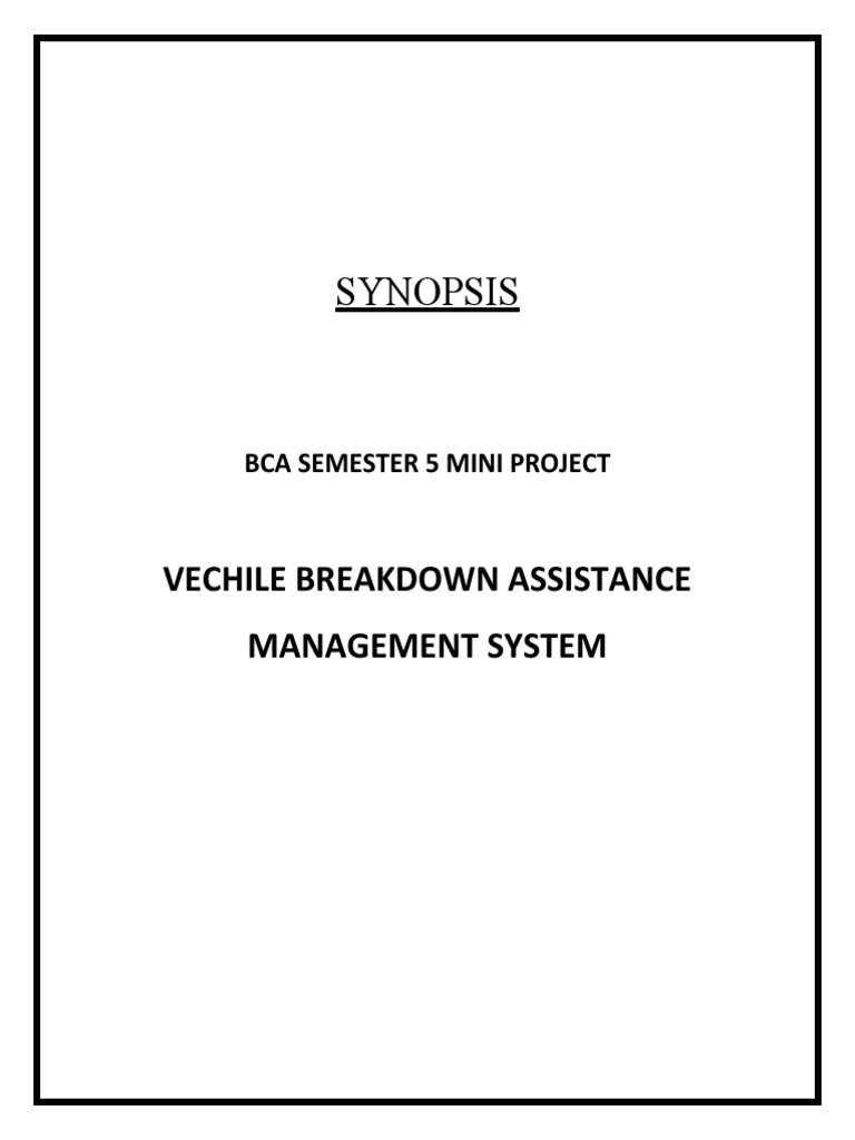 SYNOPSIS | PDF | Databases | Computer Engineering